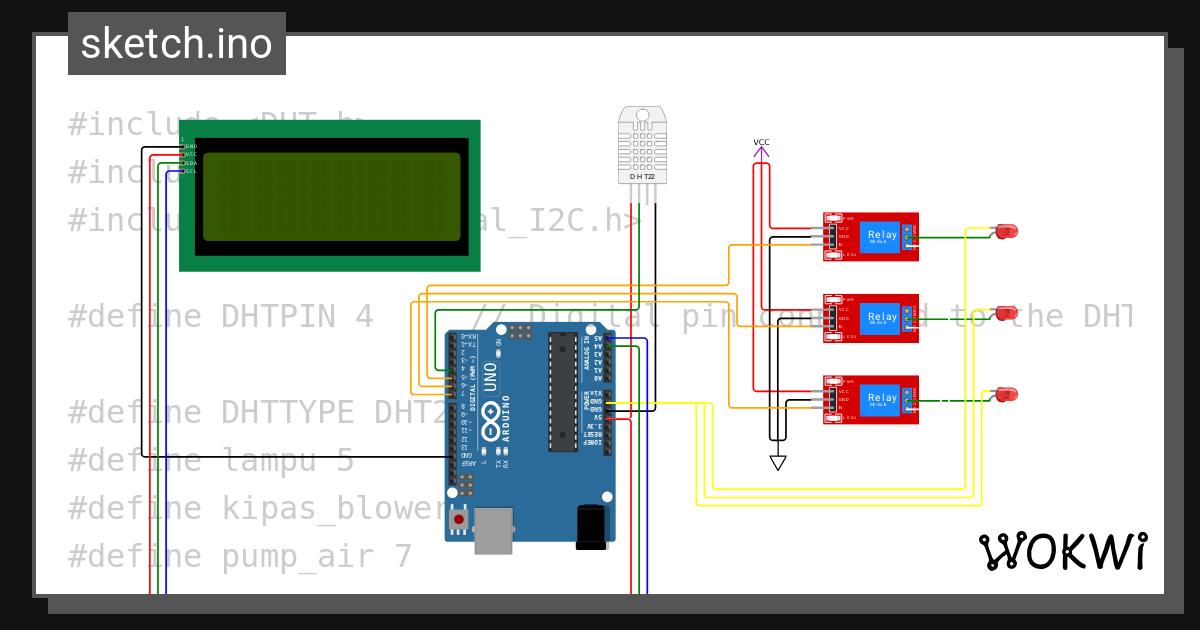 Arduino Kandang Ayam Rafi Wokwi Esp32 Stm32 Arduino Simulator