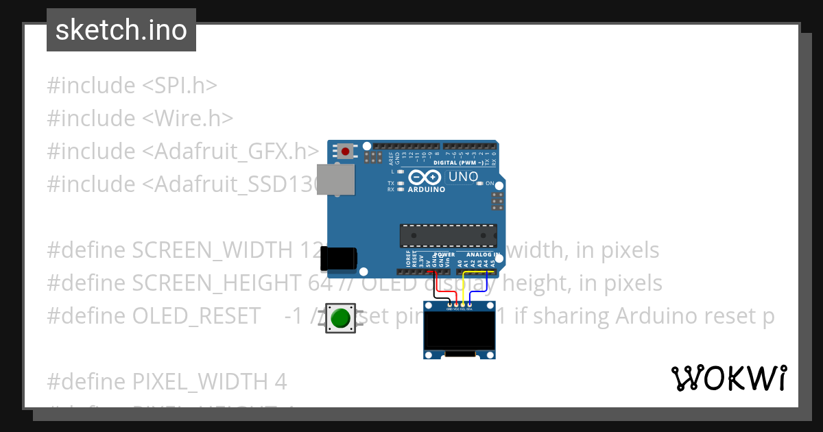 Agumon Animation Arduino - Wokwi ESP32, STM32, Arduino Simulator