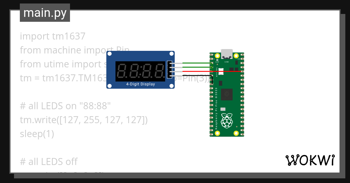 Lab 3 Activity 2 Tm1637 Copy Wokwi Esp32 Stm32 Arduino Simulator 3377