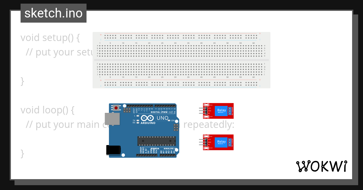 relay 3 - Wokwi ESP32, STM32, Arduino Simulator