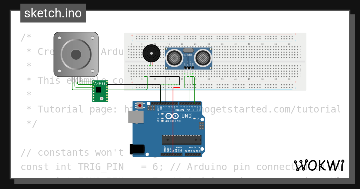 Ultra Sonic Wokwi Esp32 Stm32 Arduino Simulator 0915