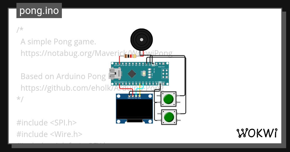 pong.ino Copy - Wokwi ESP32, STM32, Arduino Simulator