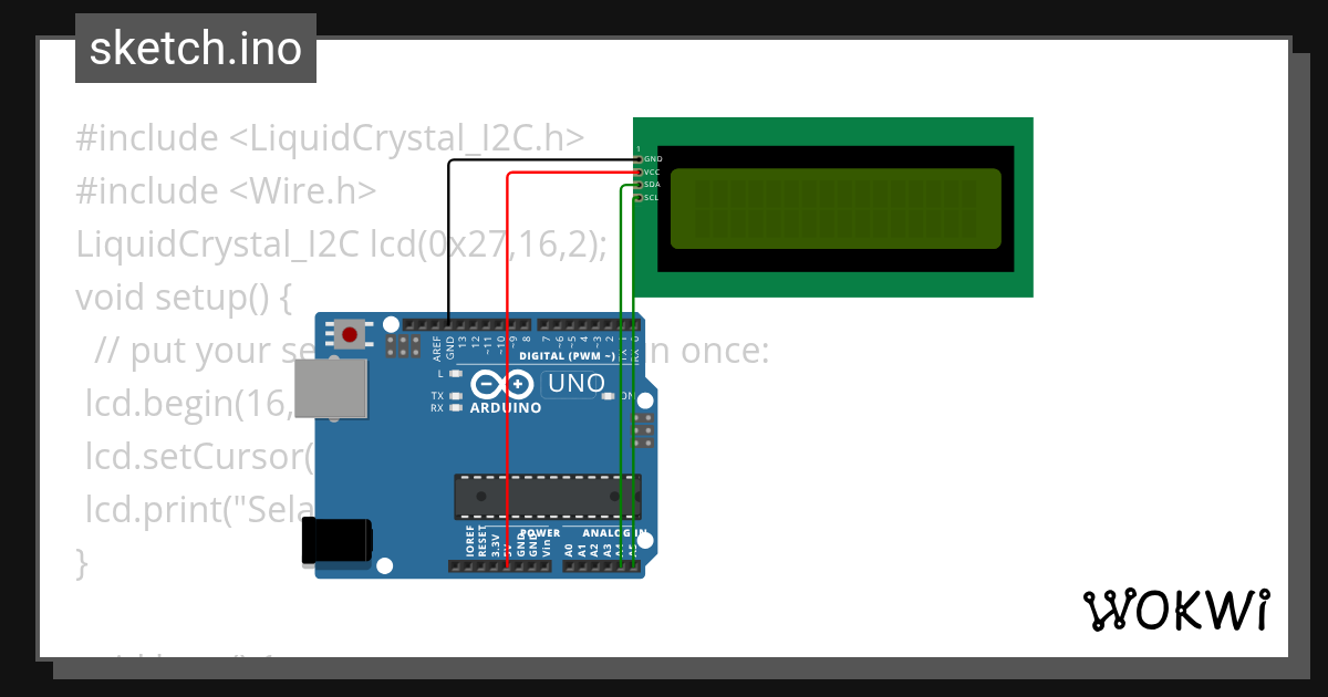 Lcd - Wokwi ESP32, STM32, Arduino Simulator