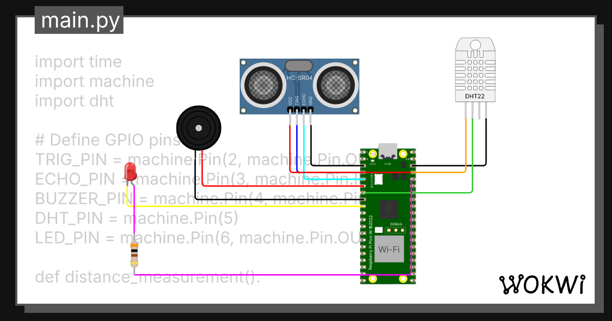 Flood Monitoring and Early Warning System Copy (2) - Wokwi ESP32, STM32 ...