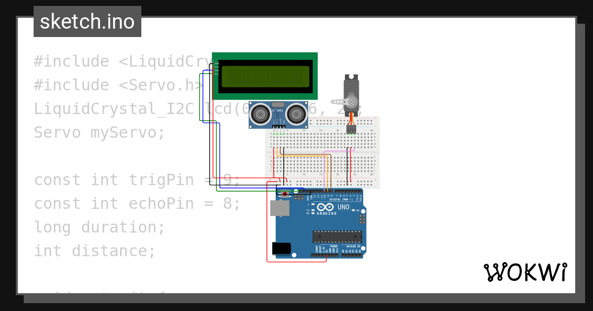Impelementasi Pintu Dengan Servo Wokwi Esp32 Stm32 Arduino Simulator 3466