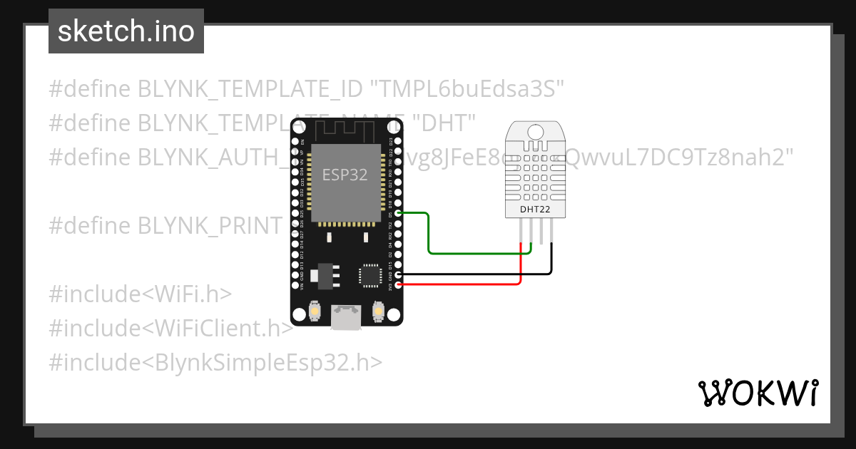 DHT - Wokwi ESP32, STM32, Arduino Simulator