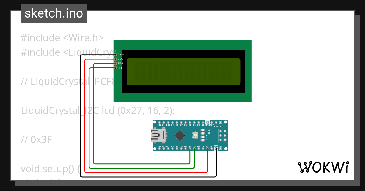 Lcd з Arduino Wokwi Esp32 Stm32 Arduino Simulator 3227