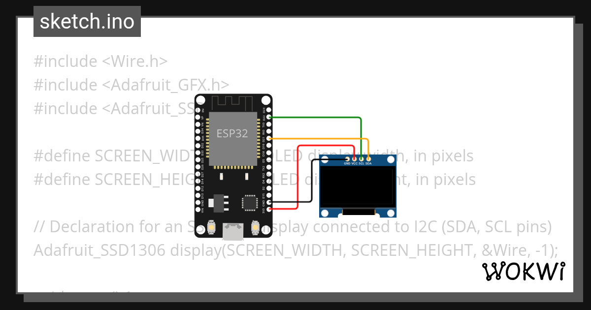 oled-escrita - Wokwi ESP32, STM32, Arduino Simulator