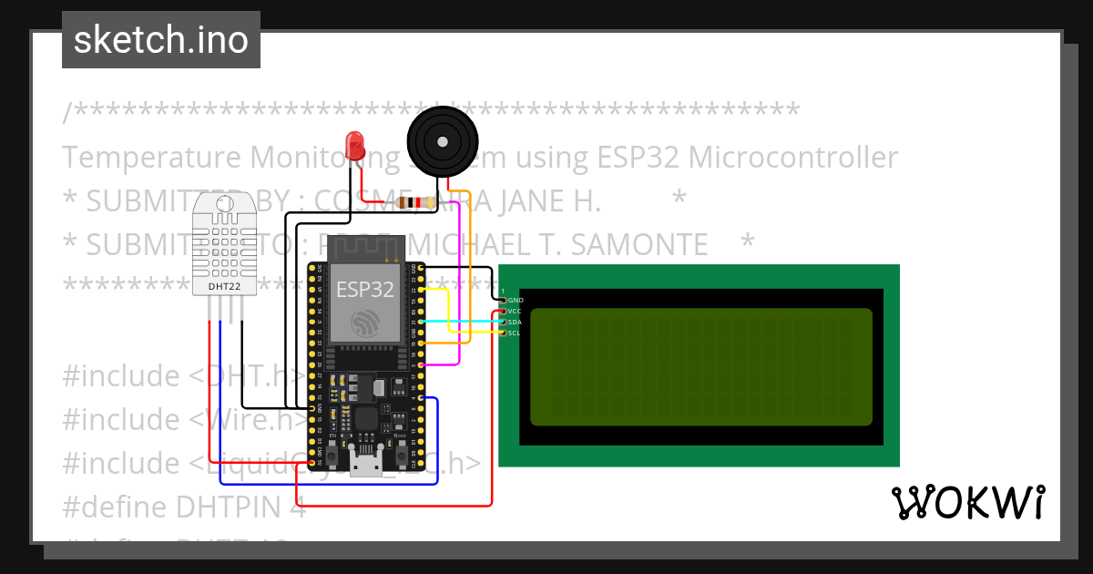 ACT 5 - Wokwi ESP32, STM32, Arduino Simulator