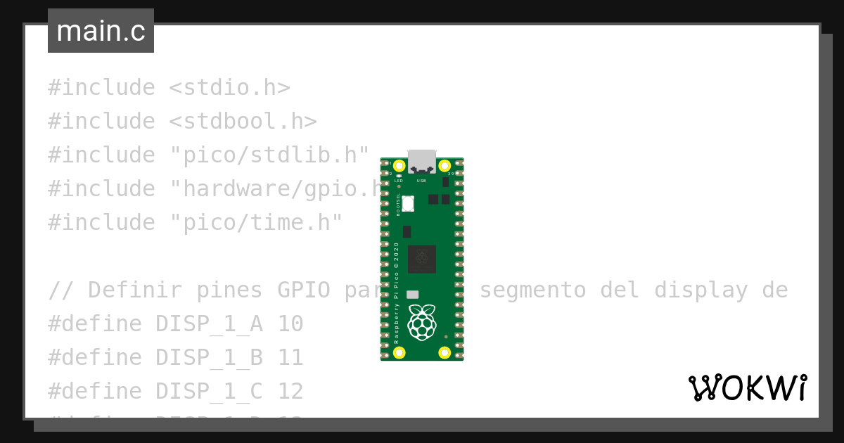 7 Segmentos Wokwi Esp32 Stm32 Arduino Simulator 