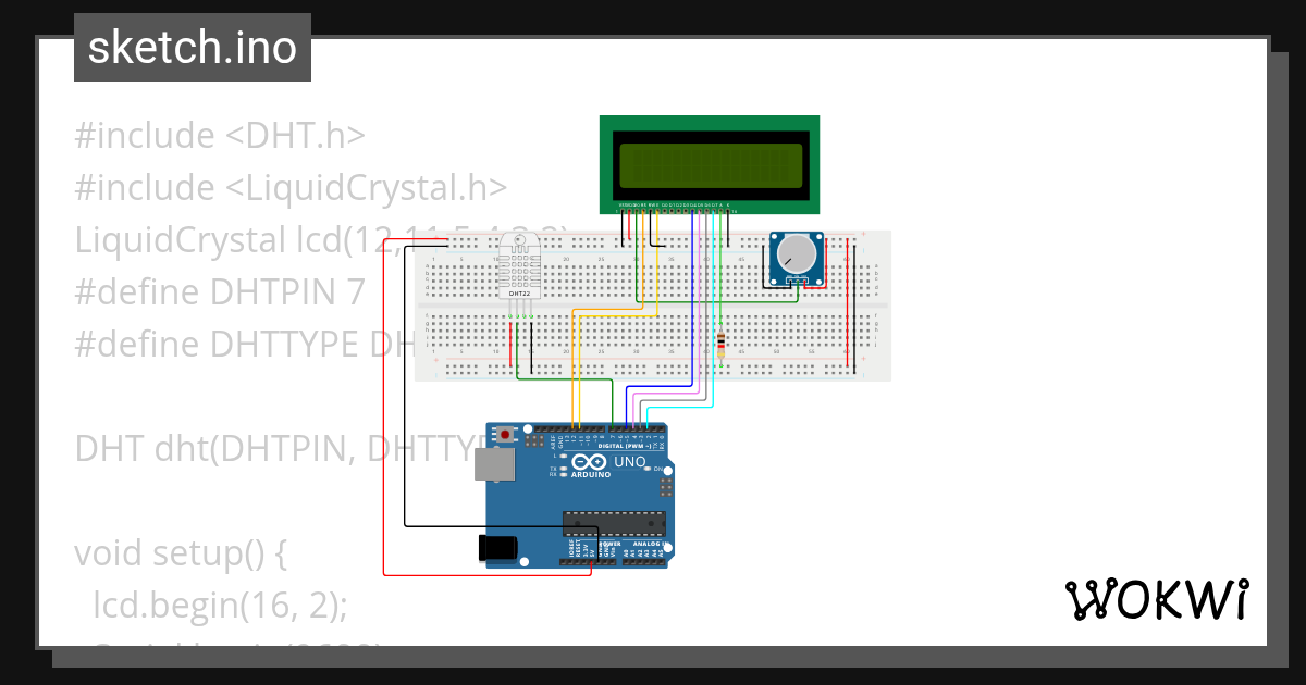 DHT11 - Wokwi ESP32, STM32, Arduino Simulator