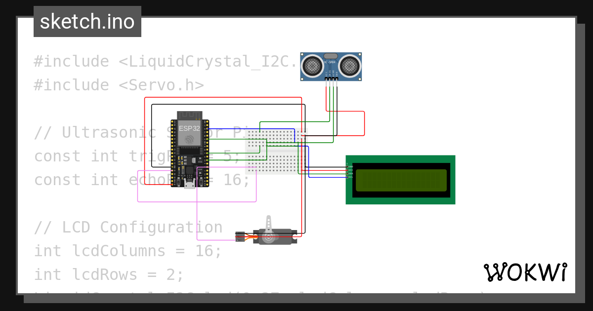 Smart Toll Wokwi Esp32 Stm32 Arduino Simulator 6516