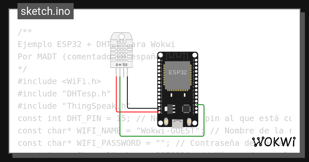 Spt32 Dht22 Thingspeak Copy 3 Wokwi Esp32 Stm32 Arduino Simulator 5582