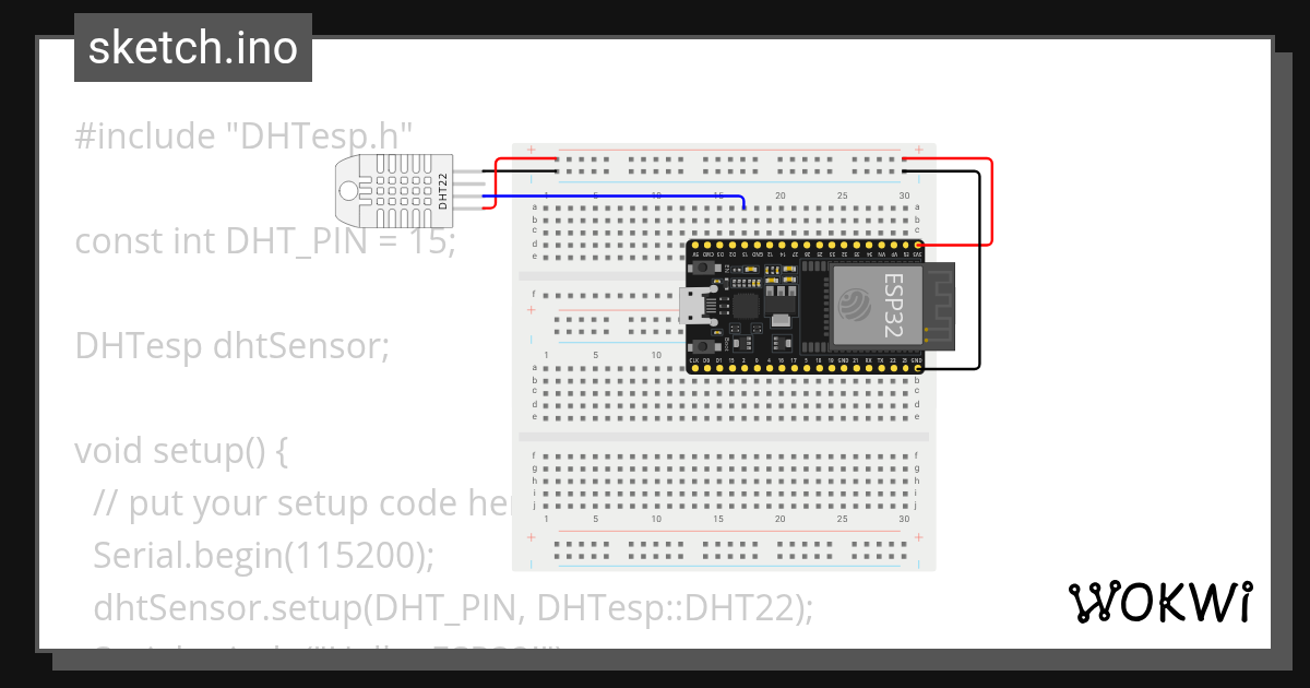 dht - Wokwi ESP32, STM32, Arduino Simulator