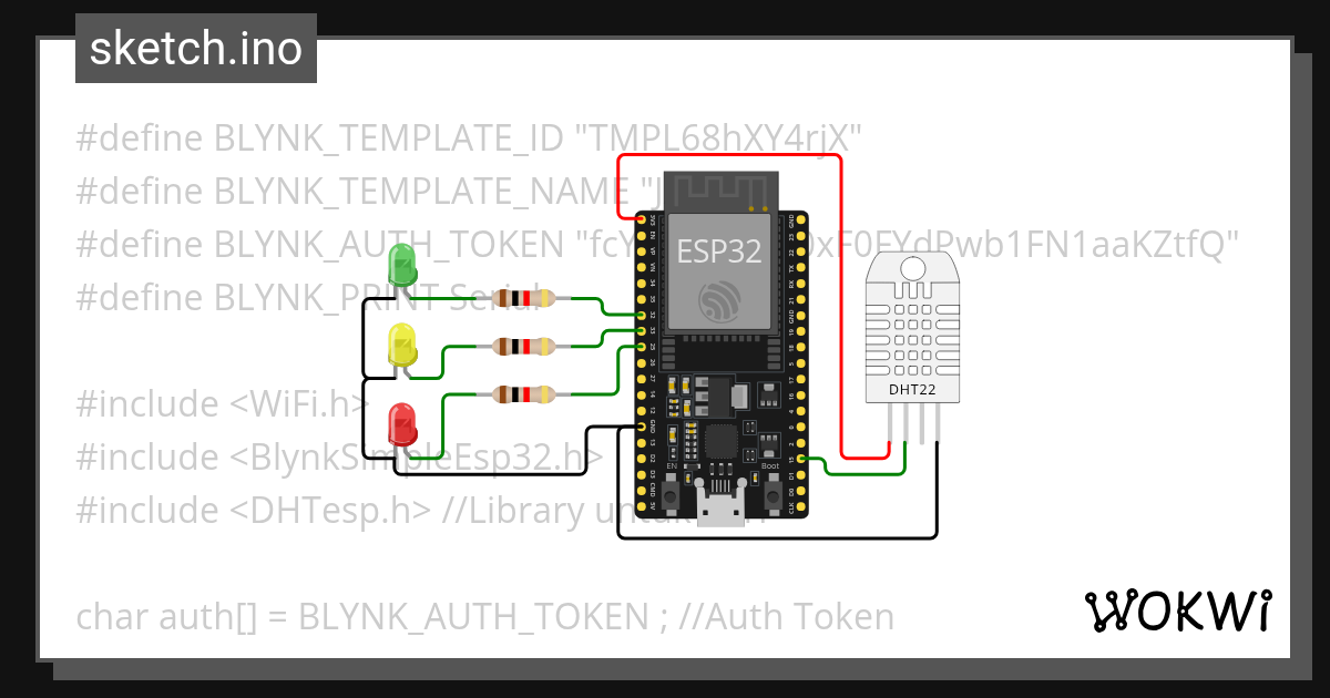 Esp32dht22blynkledv2 Copy Wokwi Esp32 Stm32 Arduino Simulator