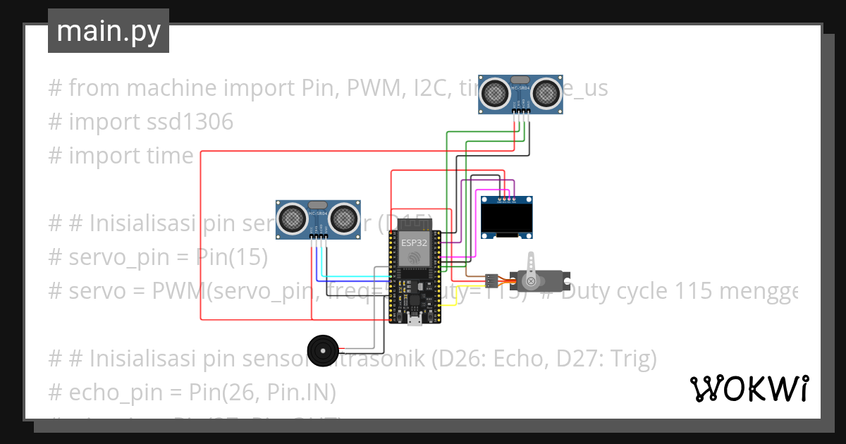 uts_smarttrash2 - Wokwi ESP32, STM32, Arduino Simulator