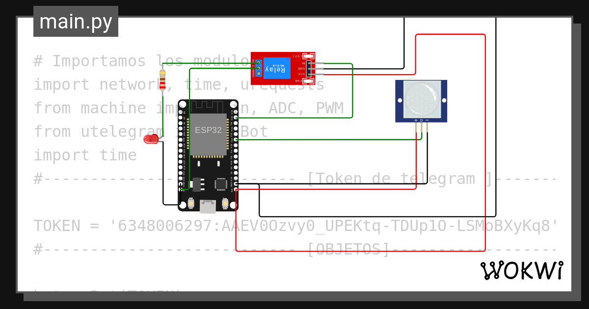 Bottelegram Wokwi Esp32 Stm32 Arduino Simulator