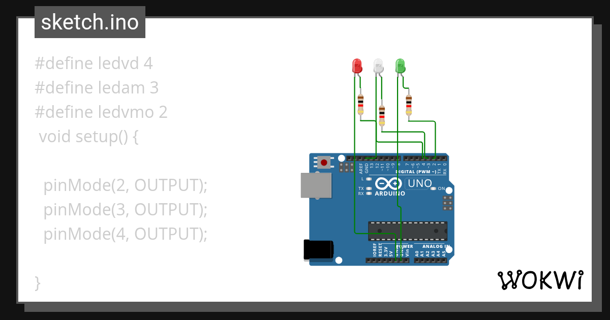 prova 3 led - Wokwi ESP32, STM32, Arduino Simulator