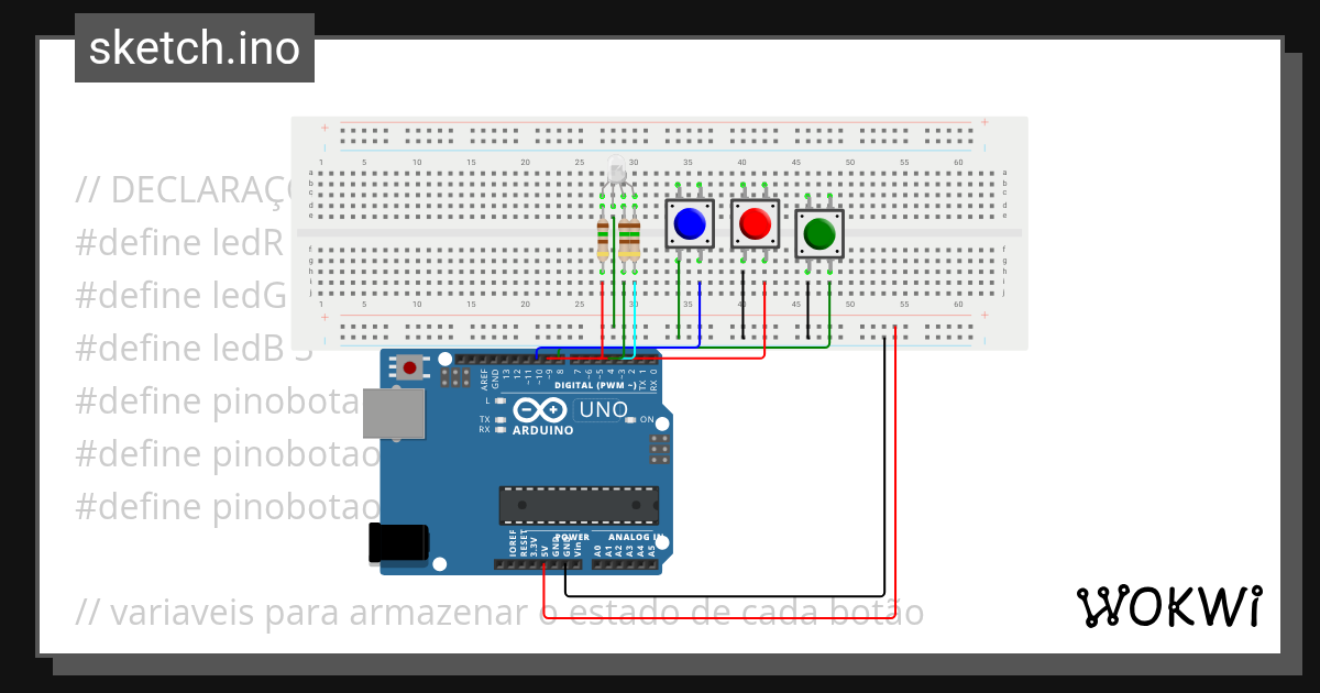 RGB - Wokwi ESP32, STM32, Arduino Simulator