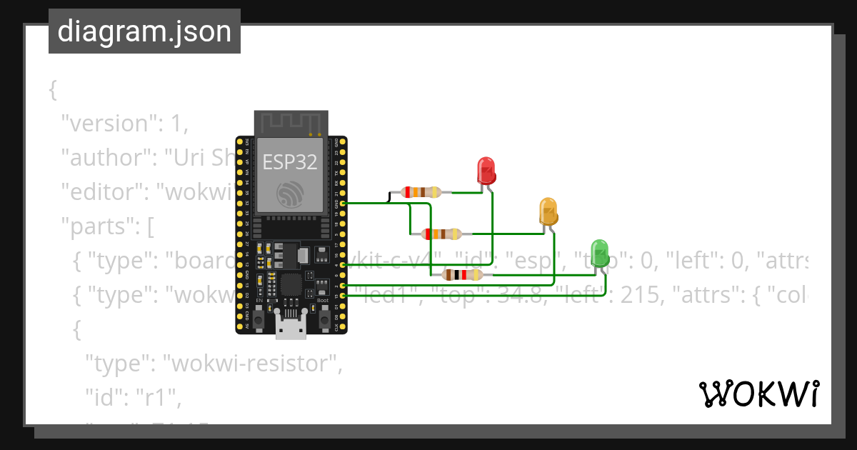 Wokwi - Online ESP32, STM32, Arduino Simulator