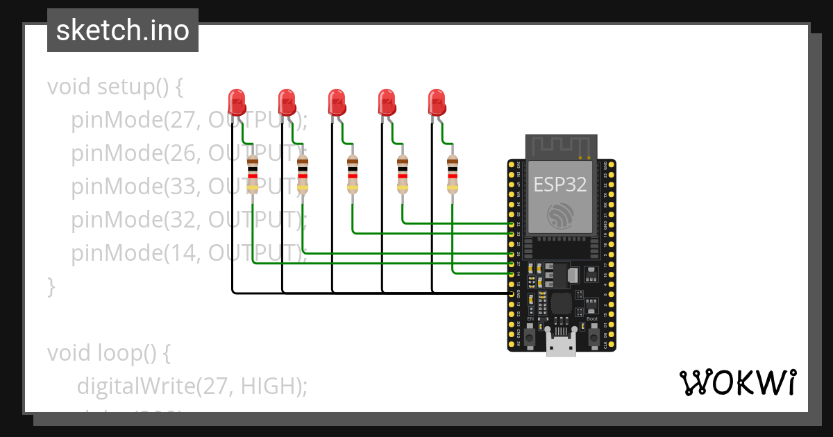 รัชนีพร Wokwi Esp32 Stm32 Arduino Simulator 0877