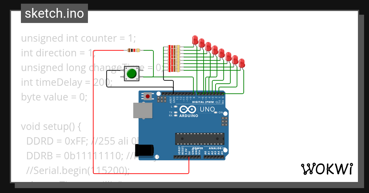Uporaba Millis Ddrd Port Wokwi Esp32 Stm32 Arduino Simulator 0681