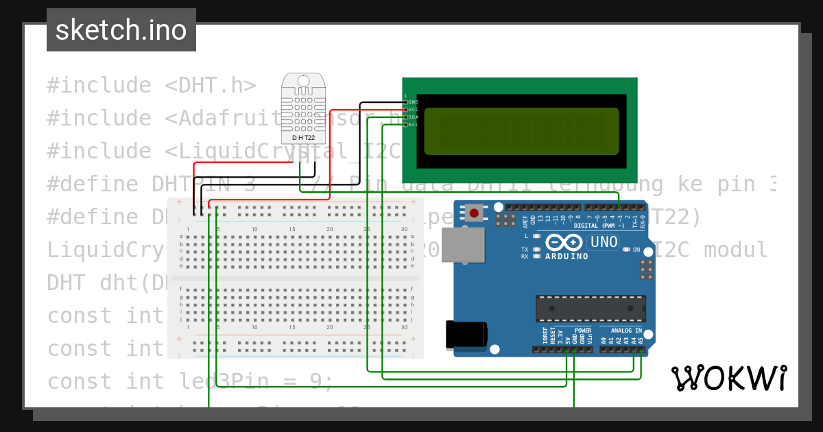 Sensor Suhu Dht22 Wokwi Esp32 Stm32 Arduino Simulator 9202