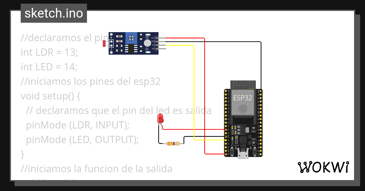 LDR - Wokwi ESP32, STM32, Arduino Simulator LDR - Wokwi ESP32, STM32, Arduino Simulator