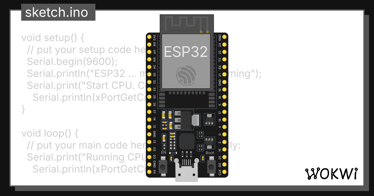 esp32-multiTask-Overview - Wokwi ESP32, STM32, Arduino Simulator