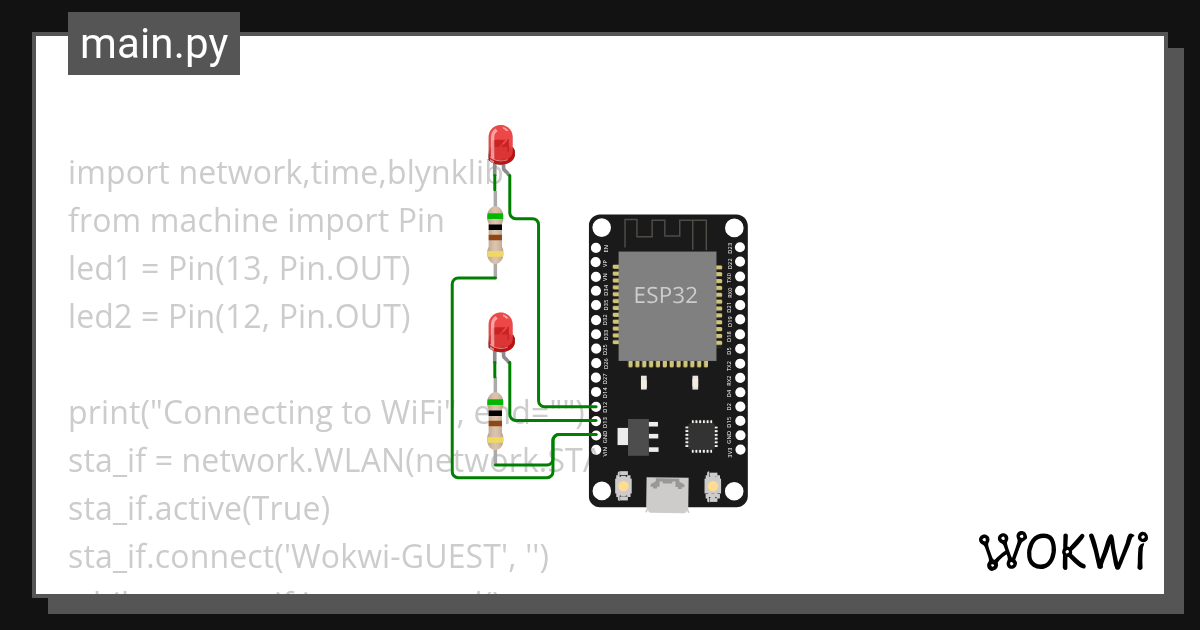 blynk2 - Wokwi ESP32, STM32, Arduino Simulator