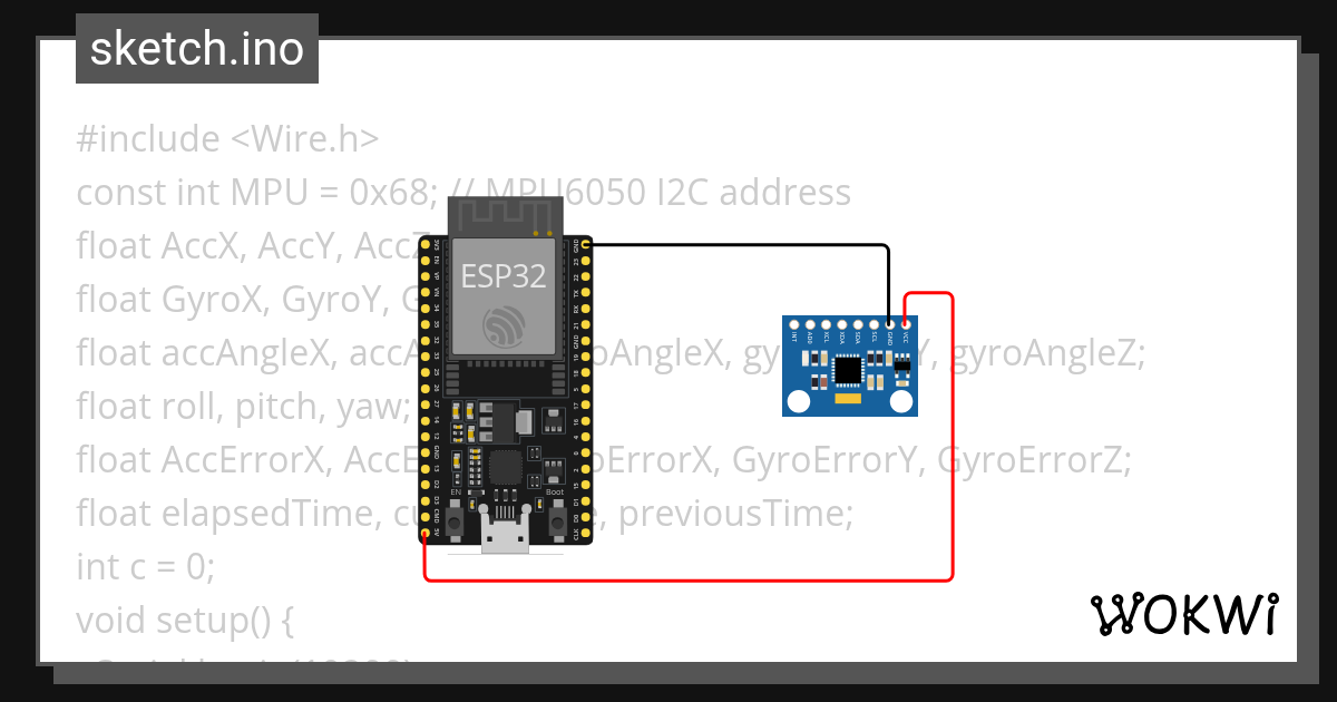 acc&gyro - Wokwi ESP32, STM32, Arduino Simulator acc&gyro - Wokwi ESP32, STM32, Arduino Simulator