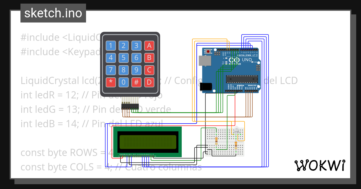 RNG Keypad - Wokwi ESP32, STM32, Arduino Simulator