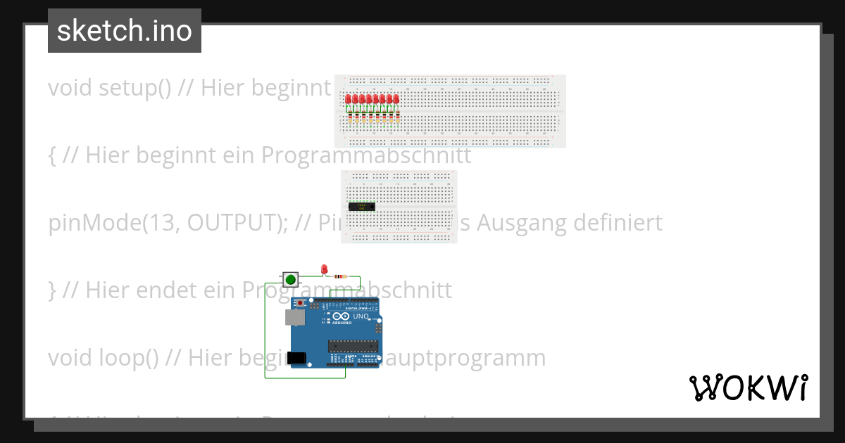 Register-LED Copy - Wokwi ESP32, STM32, Arduino Simulator