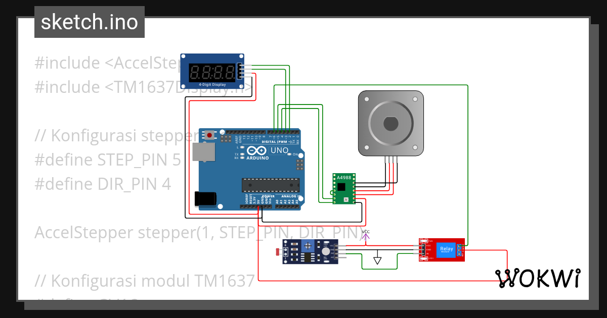 Alat Hitung Sticker Wokwi Esp32 Stm32 Arduino Simulator 