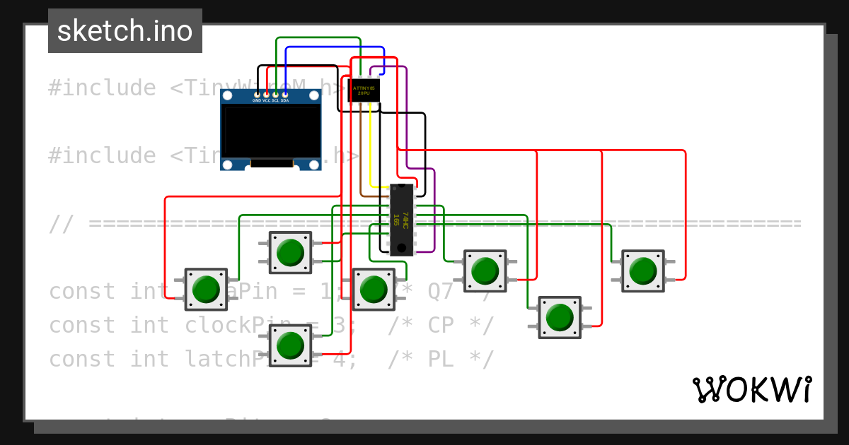 Attiny Console Wokwi Esp32 Stm32 Arduino Simulator 2300