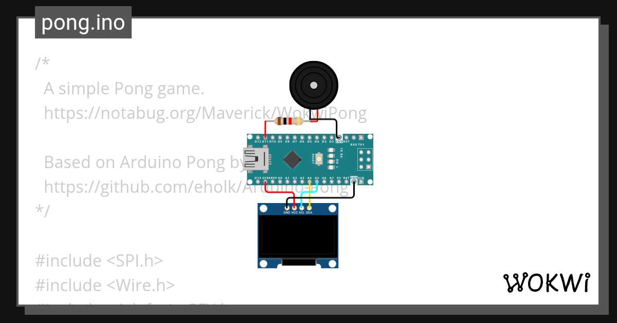 pong.ino Copy - Wokwi ESP32, STM32, Arduino Simulator