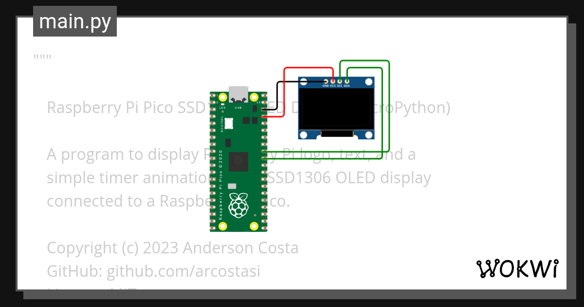 Ssd1306 With Micropython Copy Wokwi Esp32 Stm32 Arduino Simulator 9266