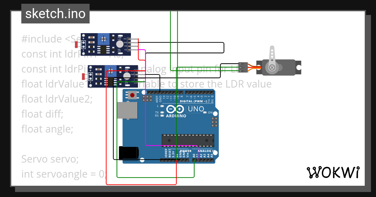 Ldr Wokwi Esp32 Stm32 Arduino Simulator