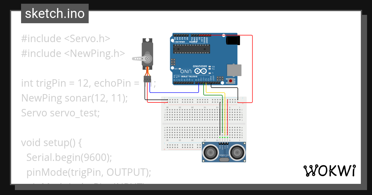 Pidultrasonicservo Wokwi Esp32 Stm32 Arduino Simulator 2854
