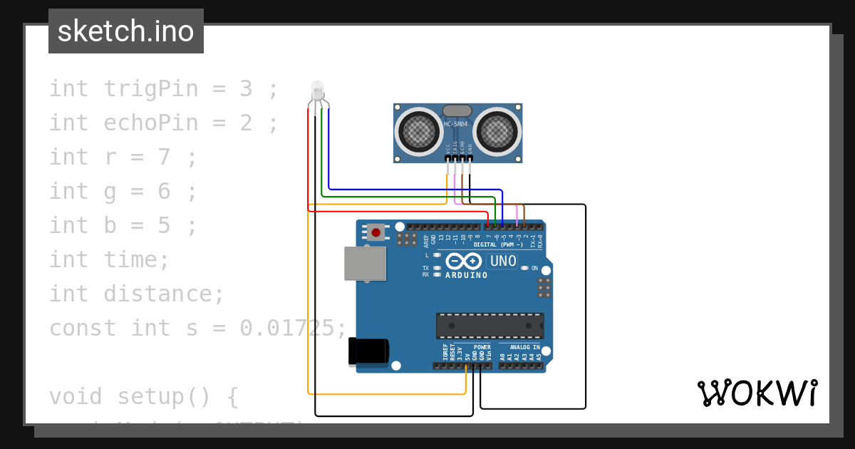 Ulrasonic Rgb Club Wokwi Esp32 Stm32 Arduino Simulator 1497