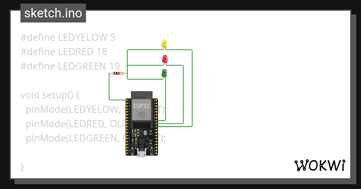 Lesson1yrg Ledblink Wokwi Esp32 Stm32 Arduino Simulator 