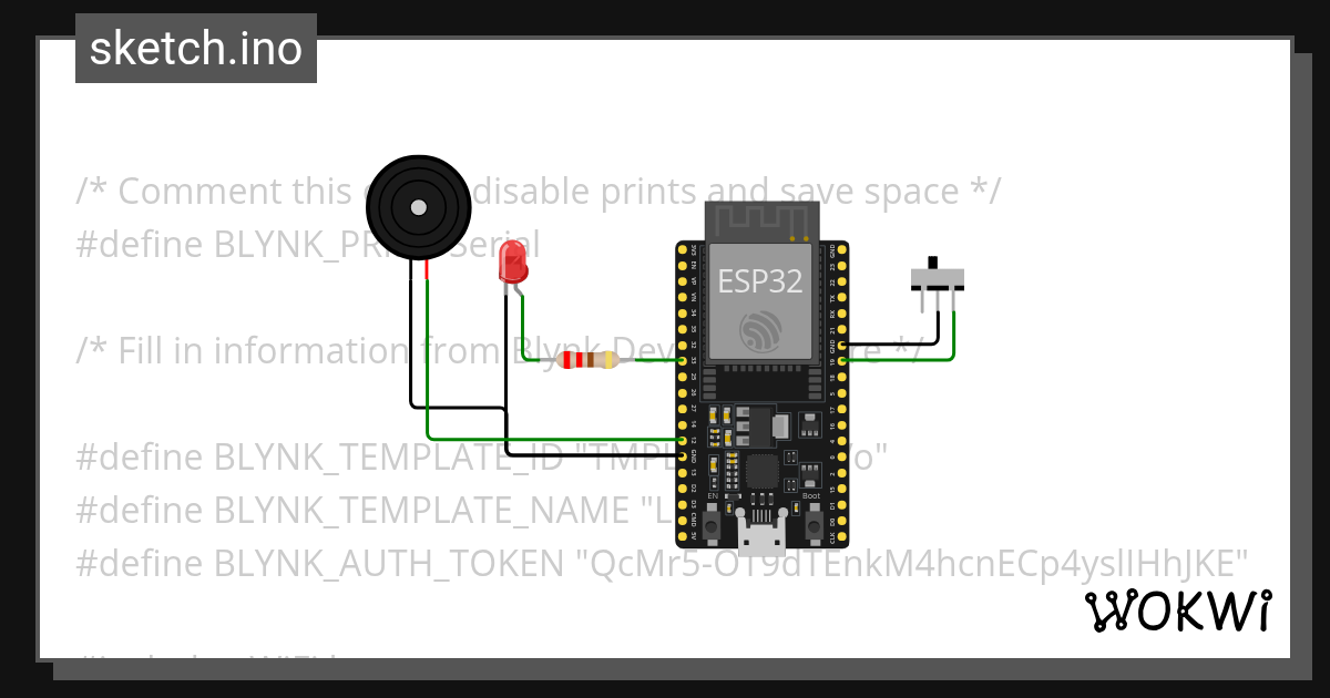 ledblink - Wokwi ESP32, STM32, Arduino Simulator