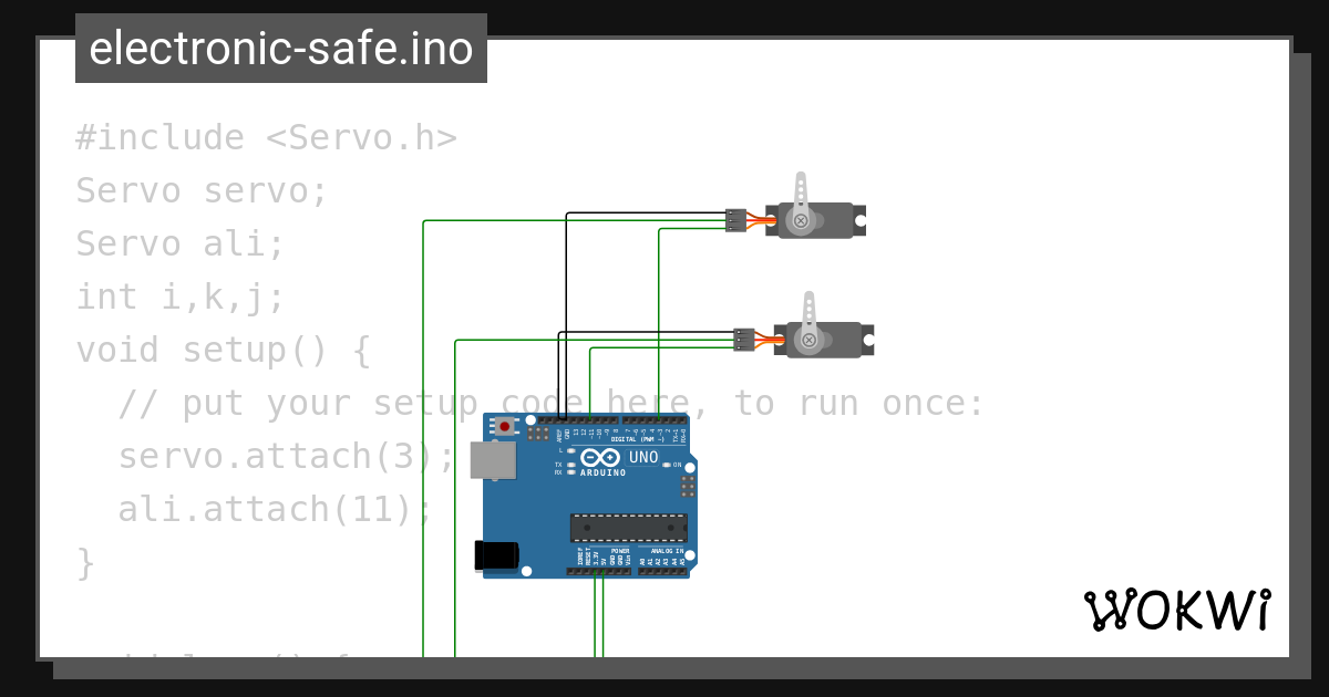 Servo Controll Wokwi Esp32 Stm32 Arduino Simulator 