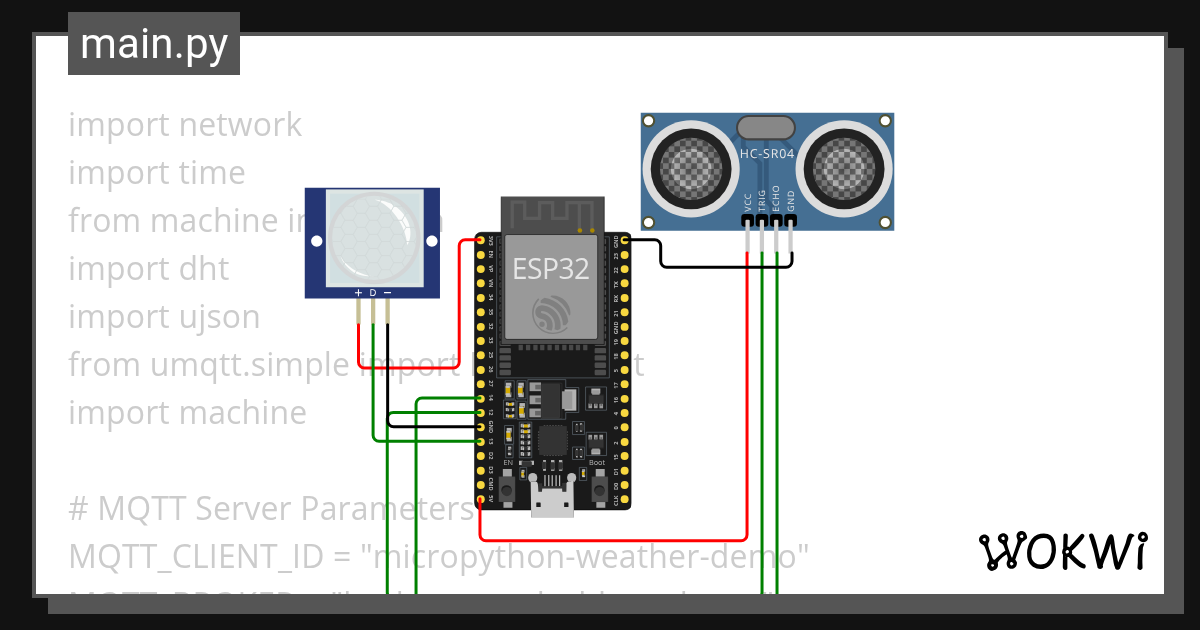 MicroPython MQTT Weather Logger (ESP32) Copy - Wokwi ESP32, STM32, Arduino Simulator