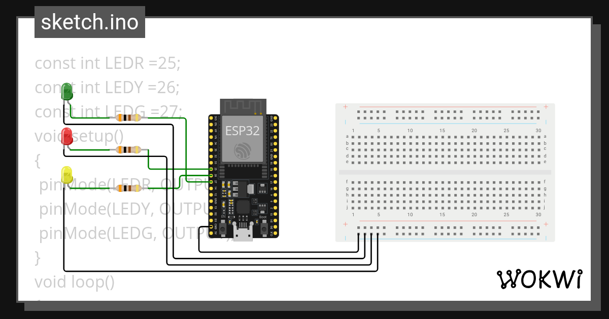 task 4 - Wokwi ESP32, STM32, Arduino Simulator