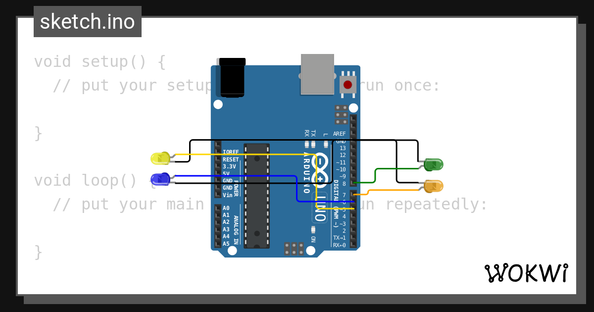 Carrinho Wokwi Esp32 Stm32 Arduino Simulator