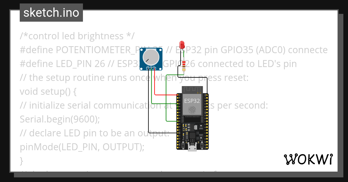 task 5 - Wokwi ESP32, STM32, Arduino Simulator