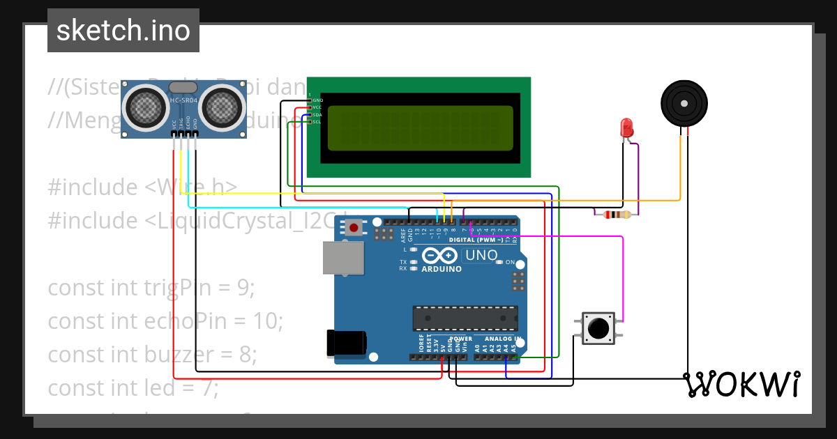 Projek UJIKOM - Wokwi ESP32, STM32, Arduino Simulator