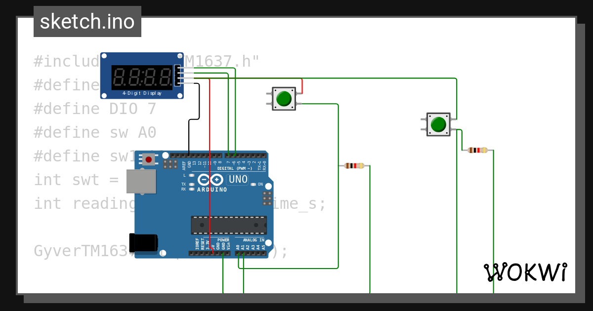 Sevseg Wokwi Esp32 Stm32 Arduino Simulator