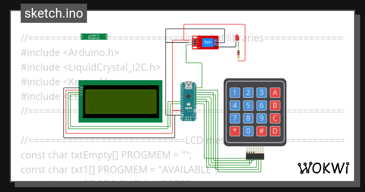 lockers - Wokwi ESP32, STM32, Arduino Simulator